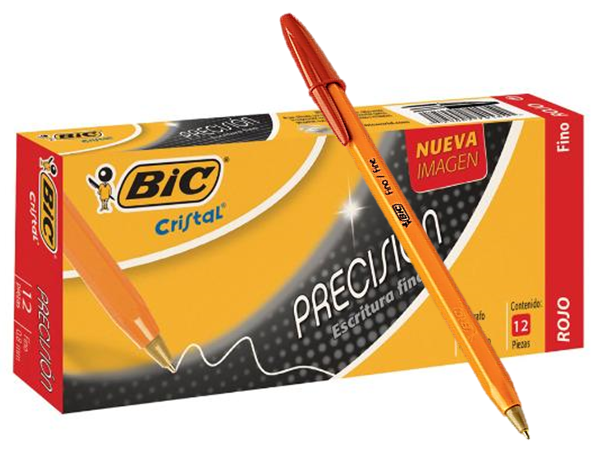 Papelería Comercial - BOLÍGRAFO BIC P/FINO ROJO