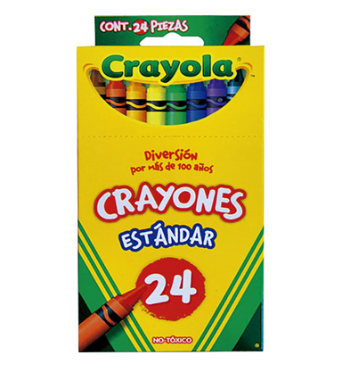 Papelería Comercial - COLORES DE CERA C/24
