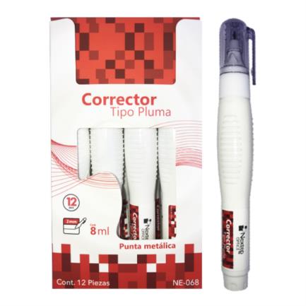 Papelería Comercial - CORRECTOR LIQUIDO TIPO PLUMA MARCA NEXTEP