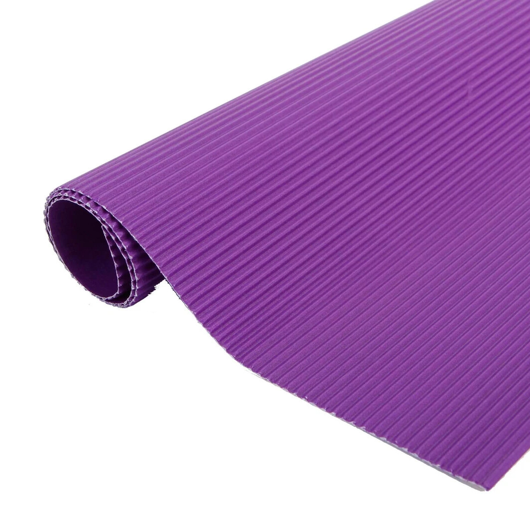 Papelería Comercial - CARTULINA CORRUGADA DE 54X77 CMS. C. MORADO