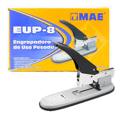 Papelería Comercial - ENGRAPADORA DE USO PESADO 210 HOJA MAE EUP-8