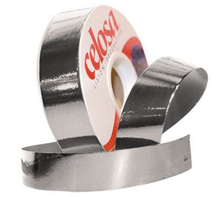 Papelería Comercial - MERCERIA LISTON CELOSA METALICO LISO #5 C. PLATA