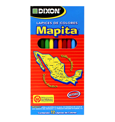 Papelería Comercial - COLORES DE MADERA C/12 LARGOS MAPITA