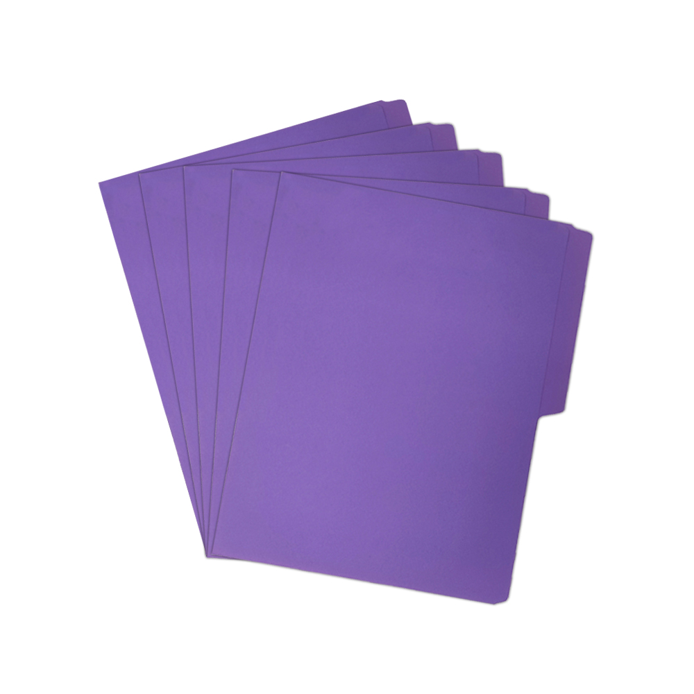 Papelería Comercial - FOLDER T.OFICIO FOSFORESCENTE MORADO C/U