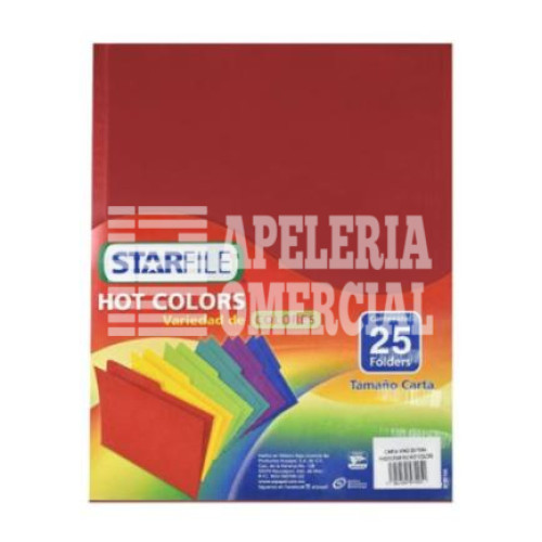 Papelería Comercial - FOLDER T.CARTA FOSFORESCENTE C/U COLOR VINO