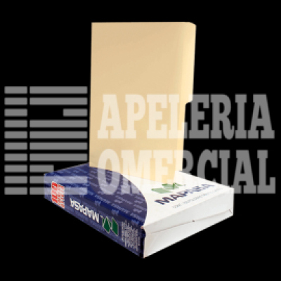 Papelería Comercial - FOLDER T.OFICIO COLOR CREMA C/100 MARCA MAPASA