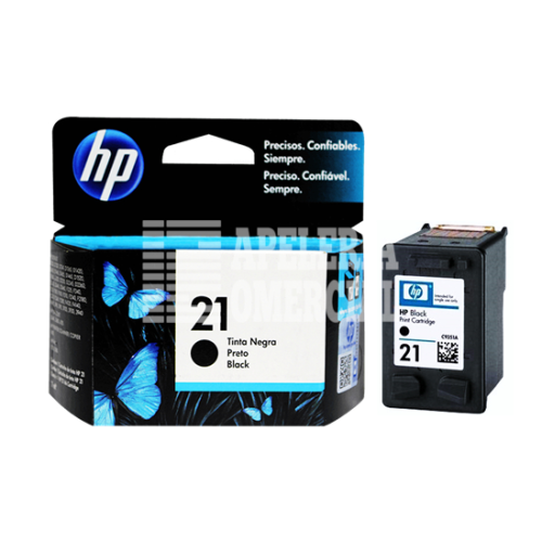 Papelería Comercial - HP-C9351A TINTA PARA IMPRESORA INKJET HP 21 NEGRO