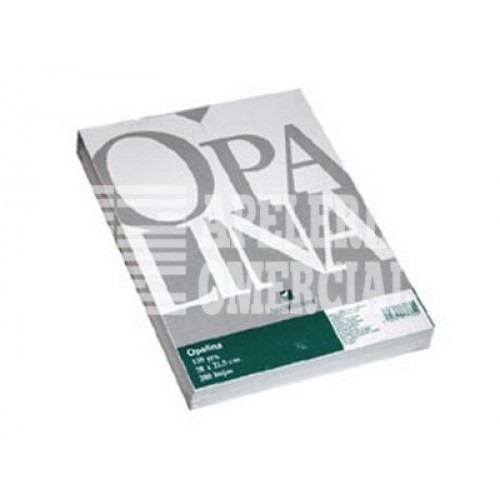 PAPEL OPALINA T.OFICIO DELGADA BLANCA