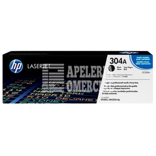 Papelería Comercial - HP-CC530A TONER P/IMPRESORA LASER JET HP 304A NEGRO