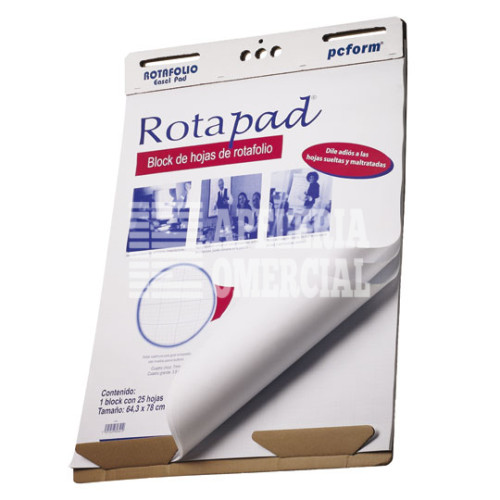 Papelería Comercial - BLOCK PARA ROTAFOLIO 64.3 X 78 CMS. 25 HOJAS