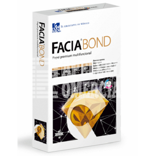 Papelería Comercial - PAPEL BOND T.OFICIO 50 KGS FACIA BOND PAQ C/500