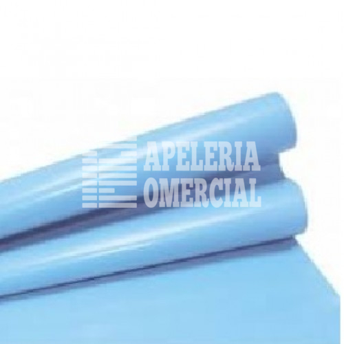 Papelería Comercial - PAPEL LUSTRINA AZUL PASTEL
