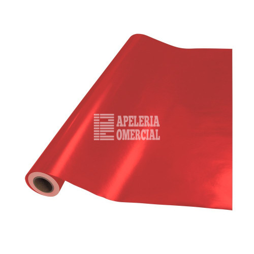 Papelería Comercial - PAPEL METALICO METRO COLOR ROJO